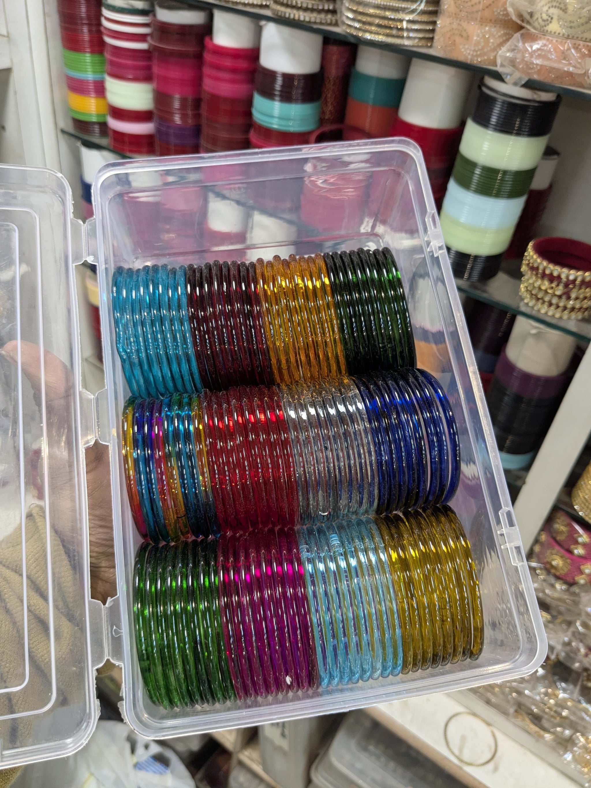 Jelly Bangles 12 color box – Bangle Indian Tradition