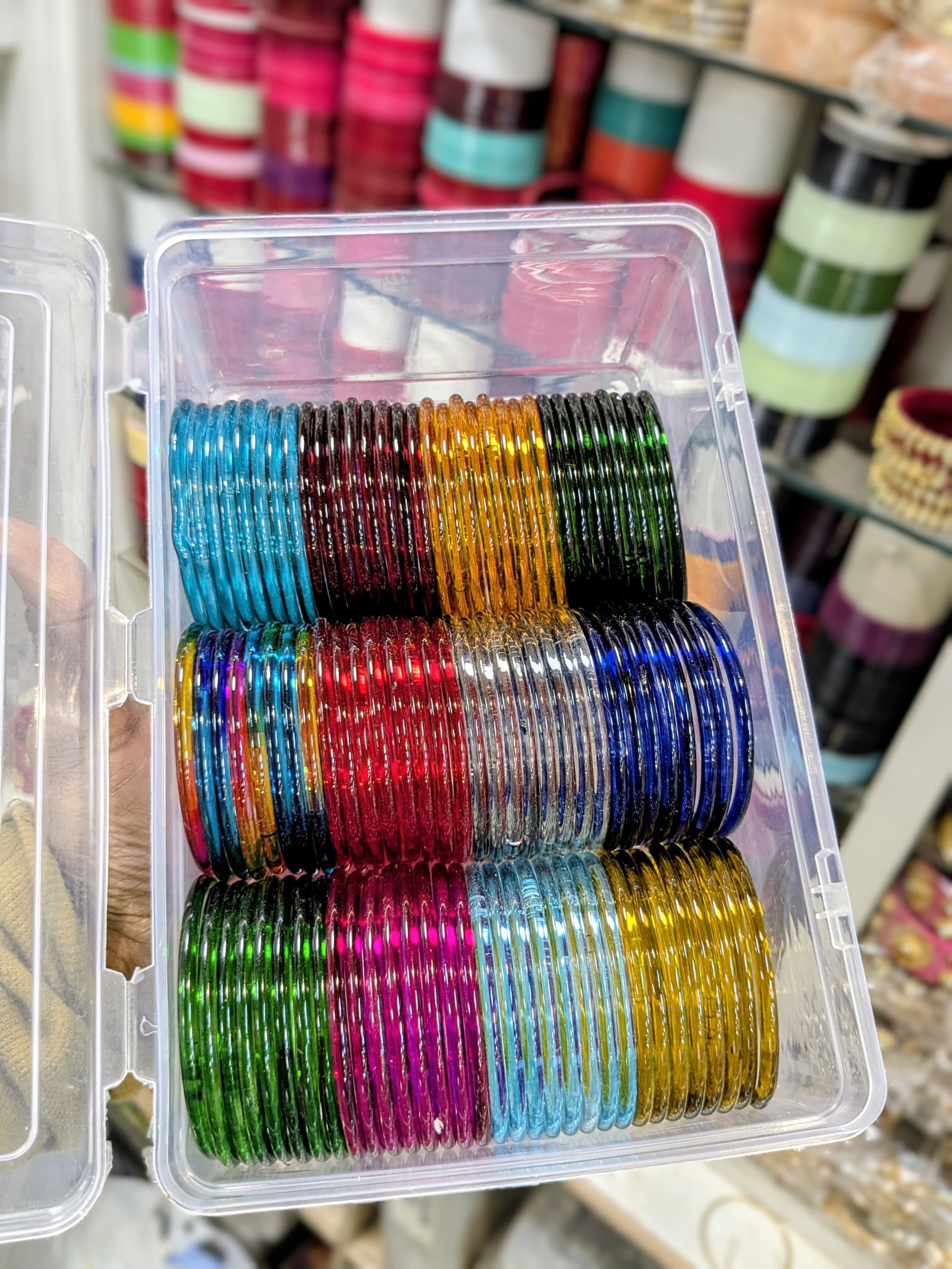 Jelly Bangles 12 color box – Bangle Indian Tradition